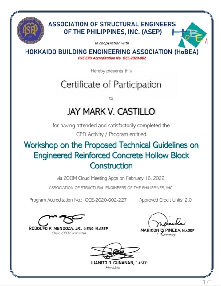 Workshop on the Proposed Technical Guidelines on Engineered Reinforced ...